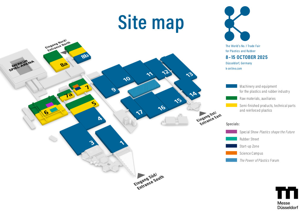 Interaktiver Hallen- und Geländeplan